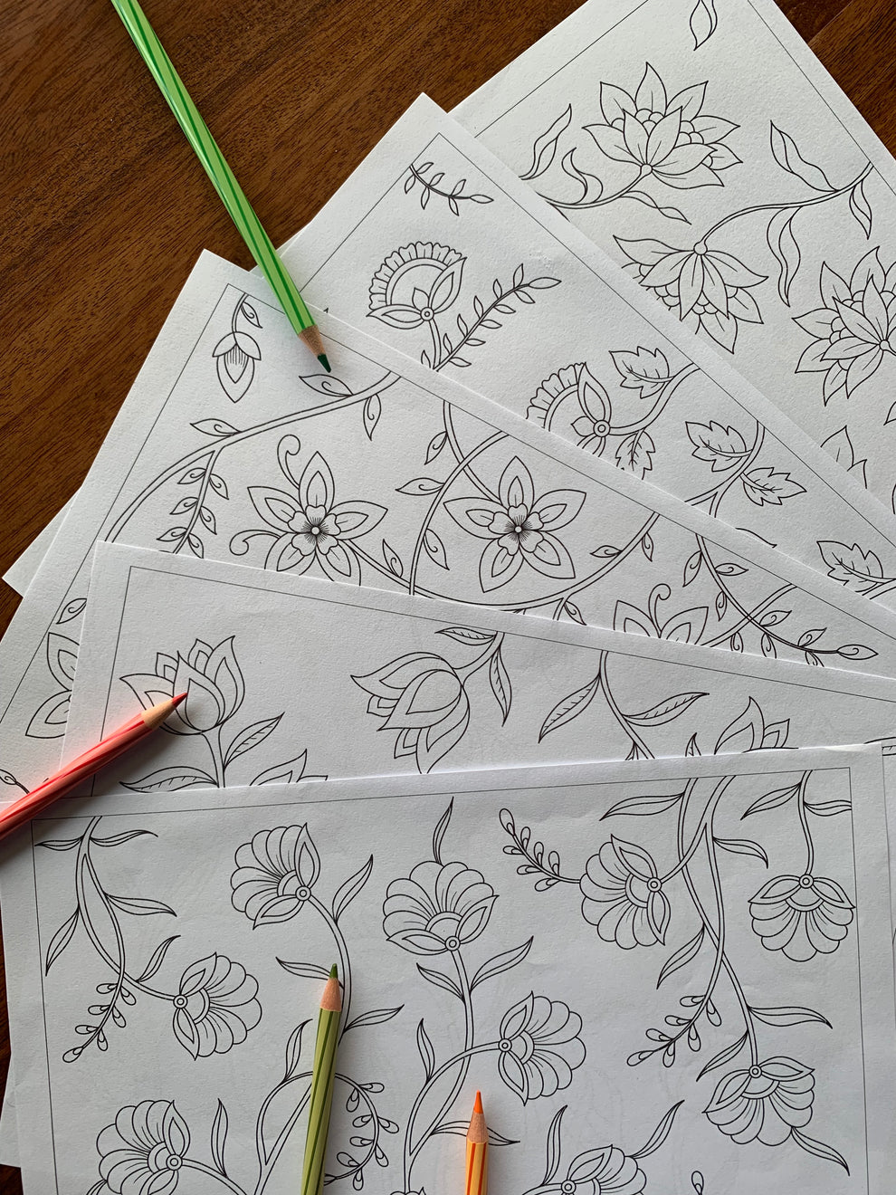 Colouring Sheets - Bundle of 5 – The Artsychoke